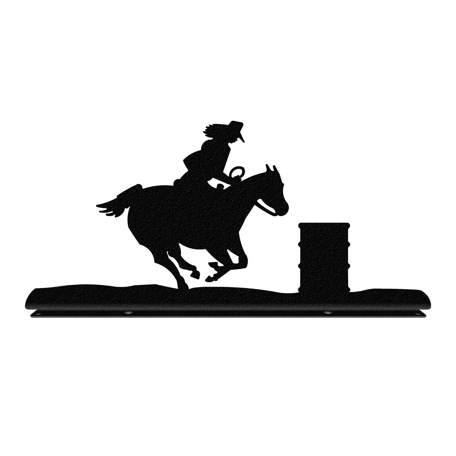 Barrel Race Mailbox Topper – JE3 Metal Works