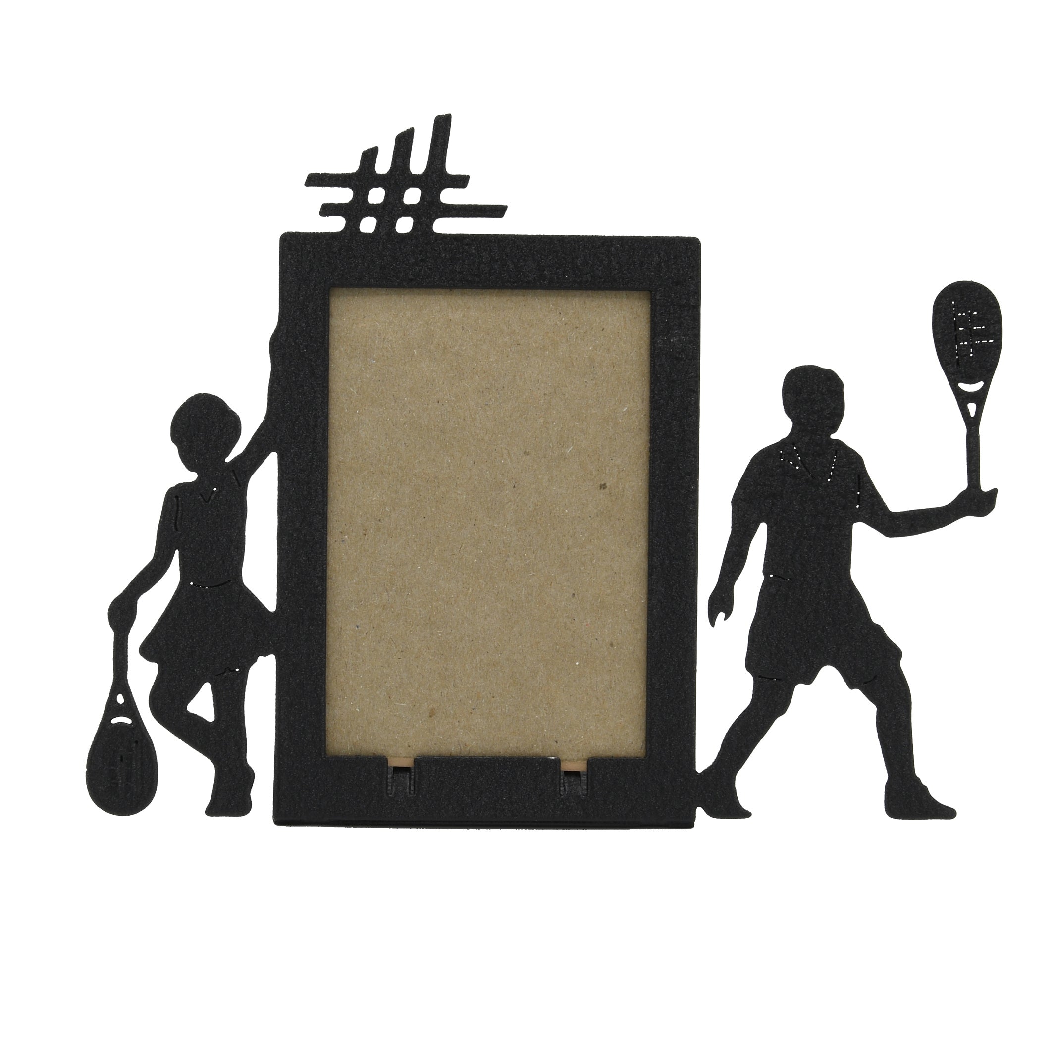 Boy and Girl Tennis Players Picture Frame – JE3 Metal Works