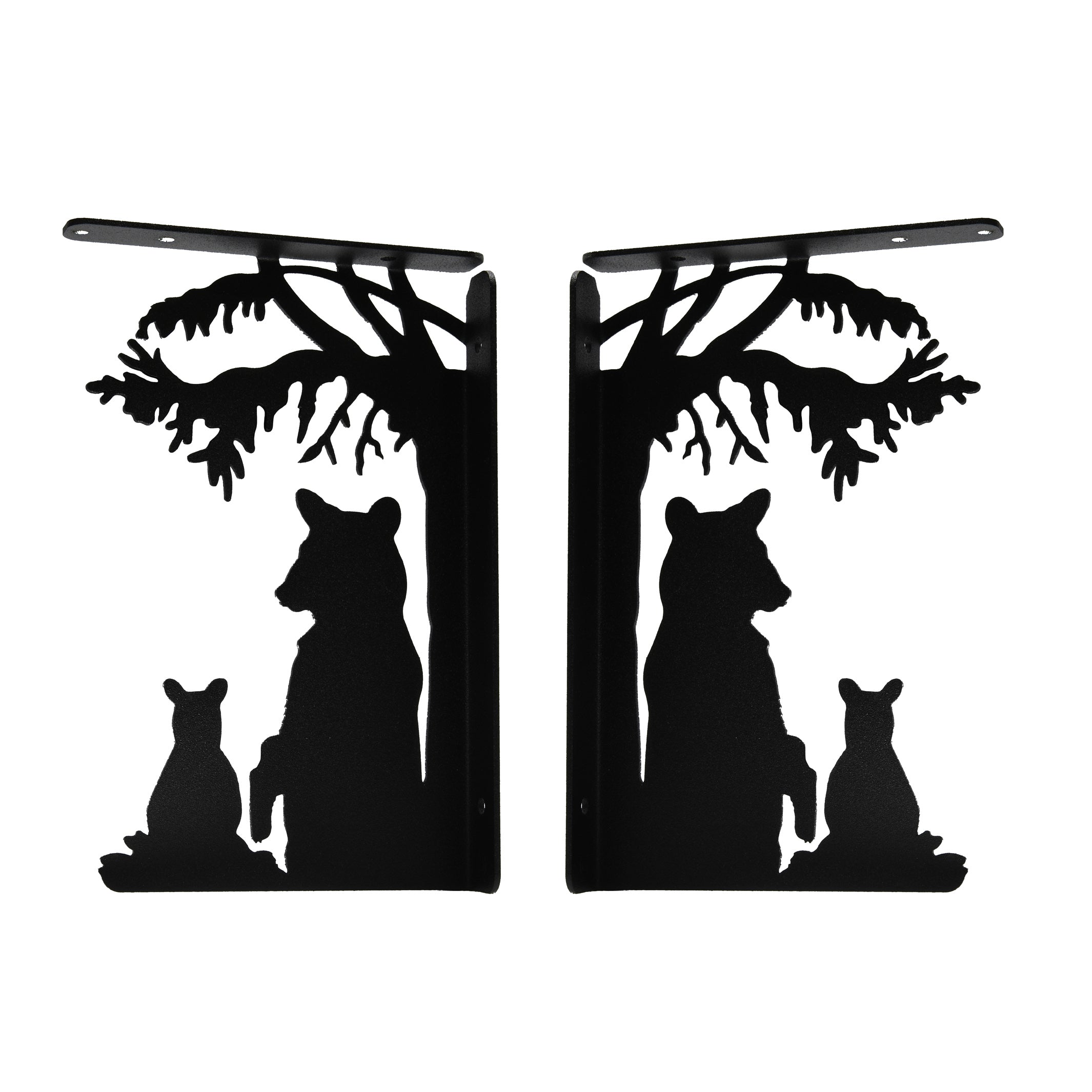 Bear Shelf Brackets (Set of 2) – JE3 Metal Works