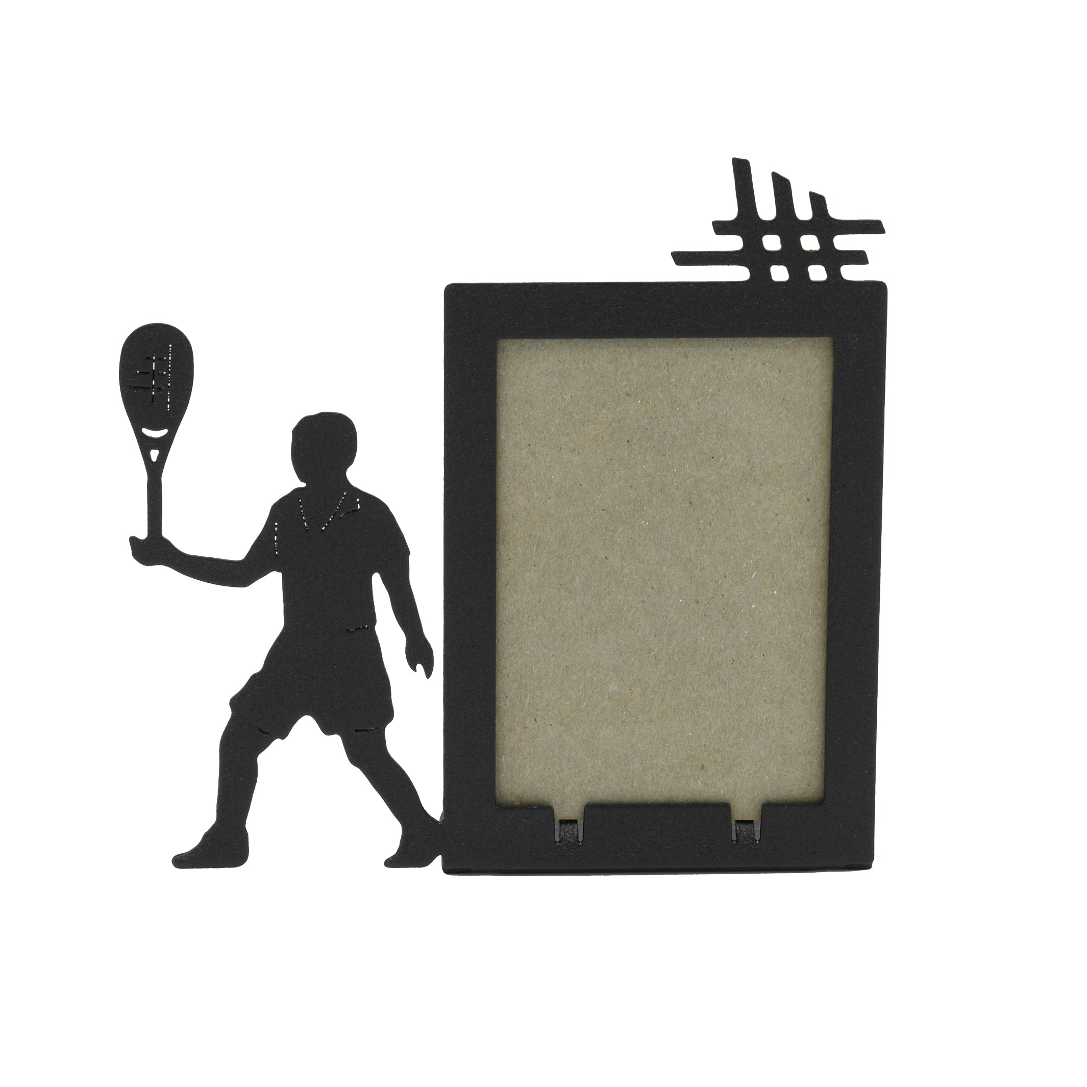 Boy Tennis Players Picture Frame – JE3 Metal Works
