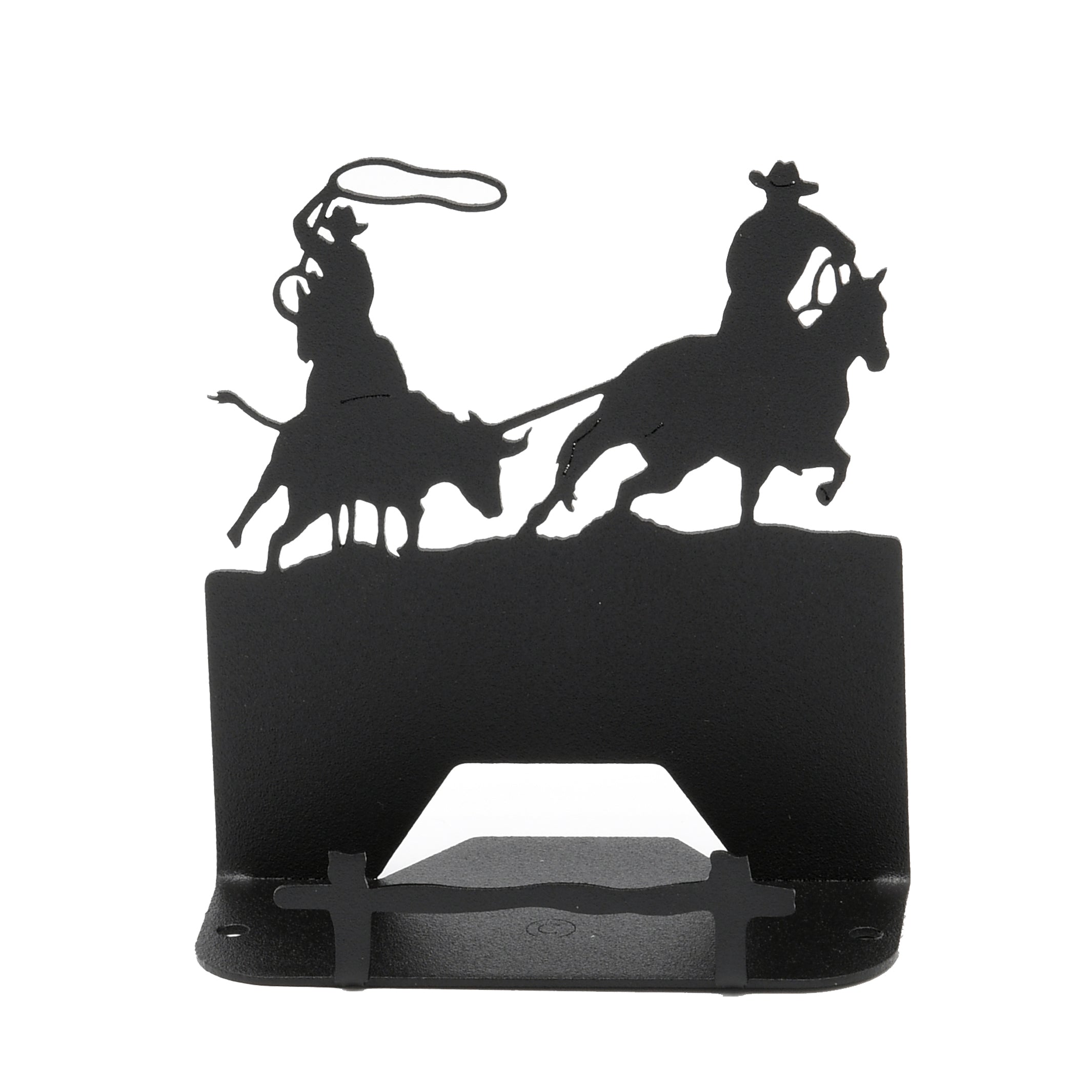 Team Roping Business Card Holder – JE3 Metal Works