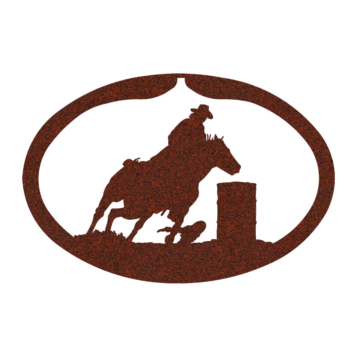 Barrel Race Ornament – JE3 Metal Works