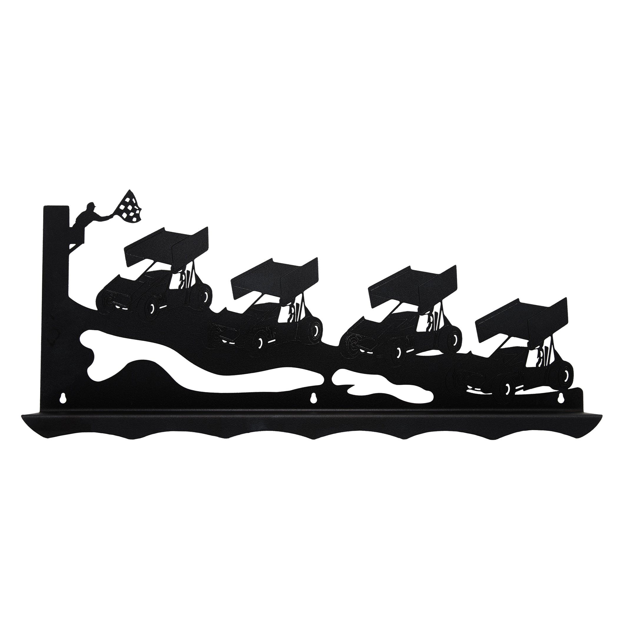 Sprint Car Wall Shelf - 22" x 10 1/2" x 3 1/4" – JE3 Metal Works