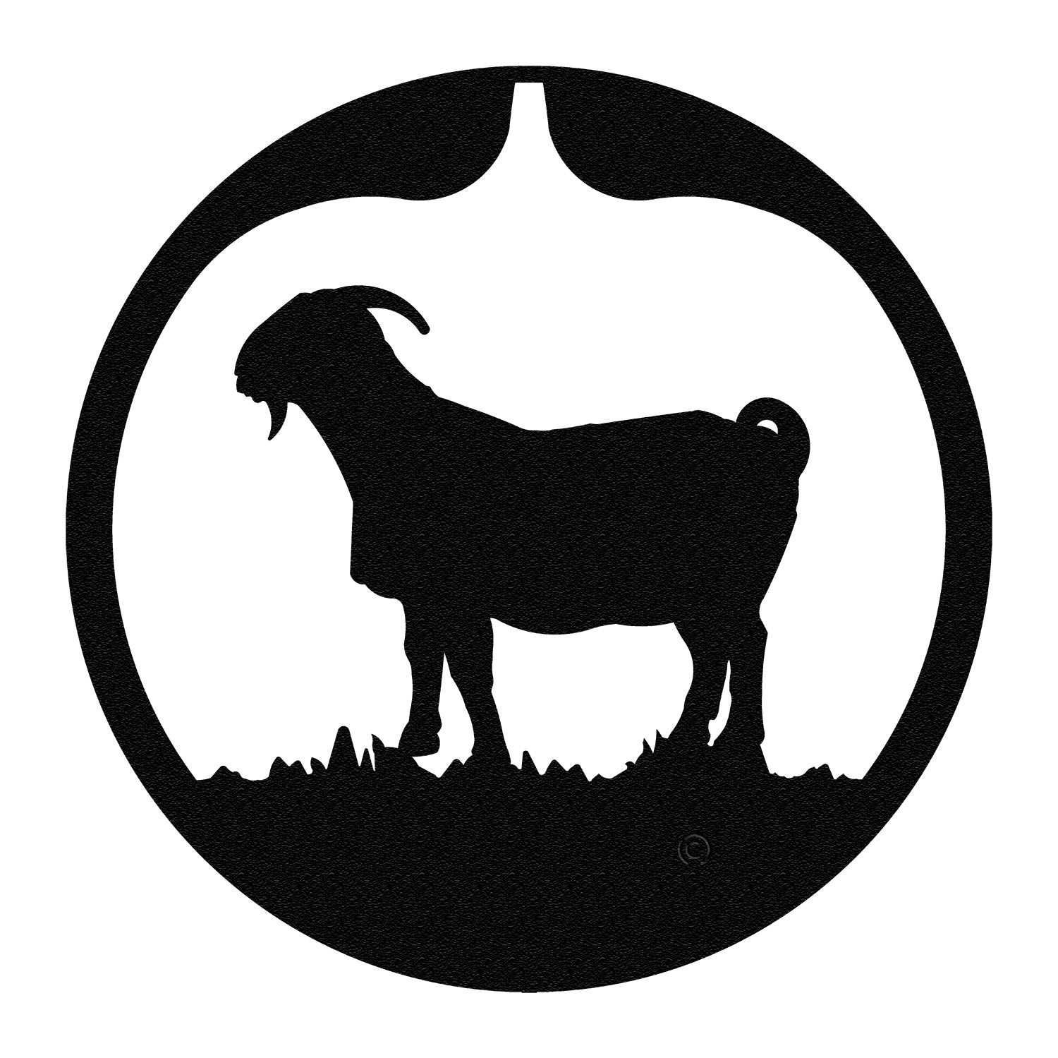 Billy Boer Goat Ornament – JE3 Metal Works